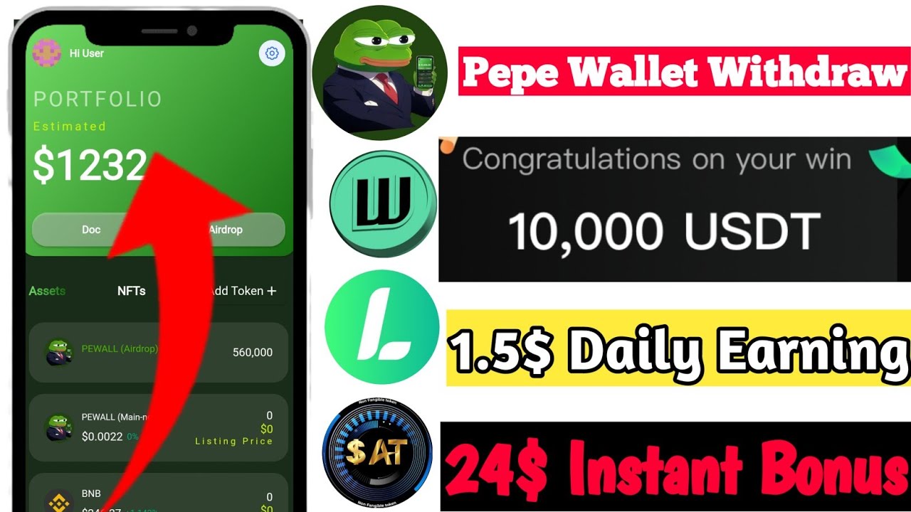 pepe wallet withdrawal,$Wow Token Mining Wallet,Ligh Exchange 12 ...