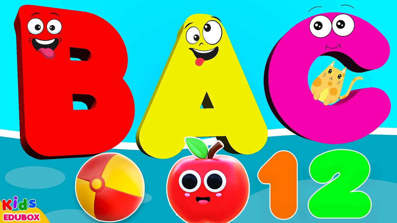 ABC & 123 Learning Videos For Preschool | ABC And One Two Three | ABC ...