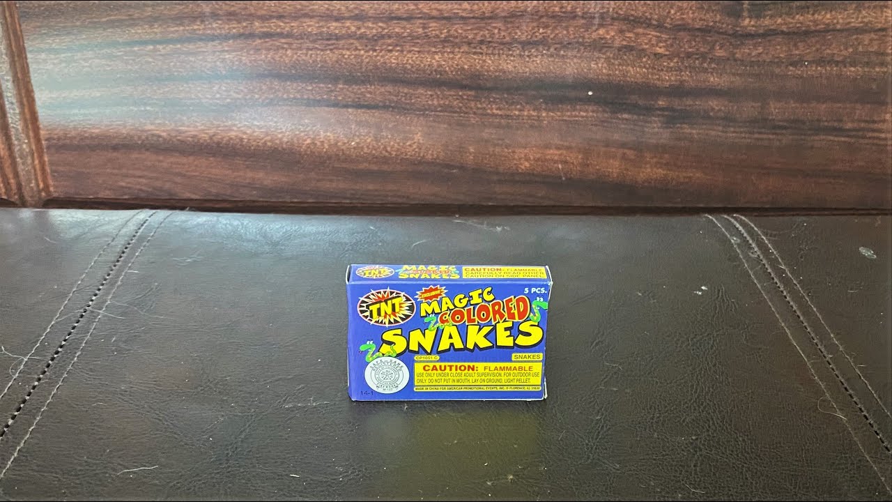 TNT Fireworks - Magic Colored Snakes - YouTube