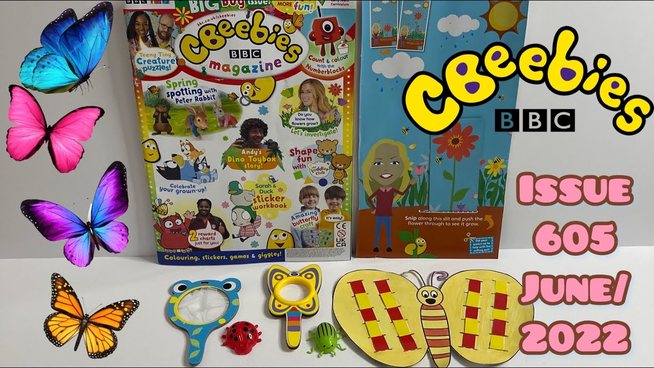 CBeebies magazine issue 605, June/2022 with bugs set 🐞🐛 - YouTube