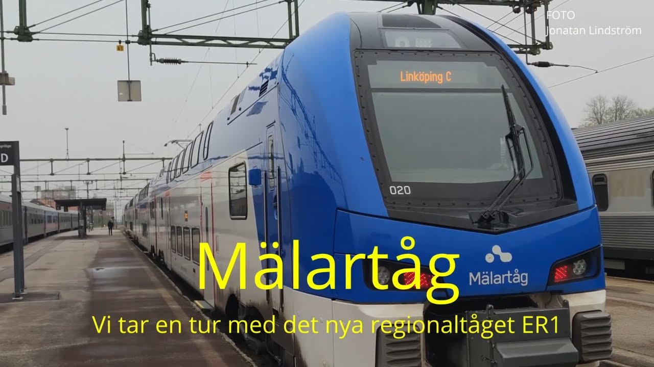 2021-05-15 MÄLARTÅG - Vi tar en tur med det nya regionaltåget ER1 ...