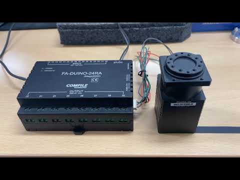 Driving Dynamixel PRO using FA-DUINO (Industrial Arduino) - YouTube