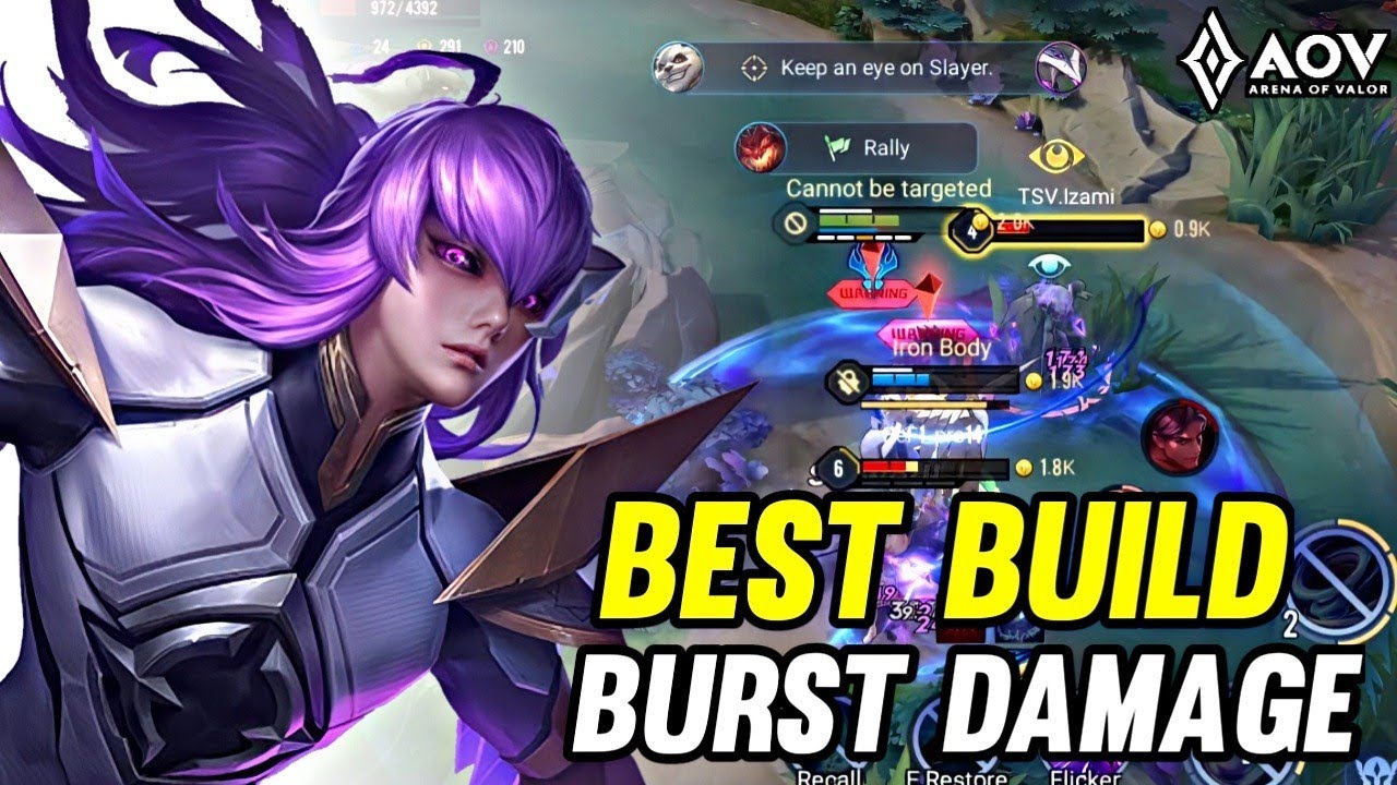 AoV : ZATA GAMEPLAY | BEST BUILD BURST DAMAGE - ARENA OF VALOR - YouTube