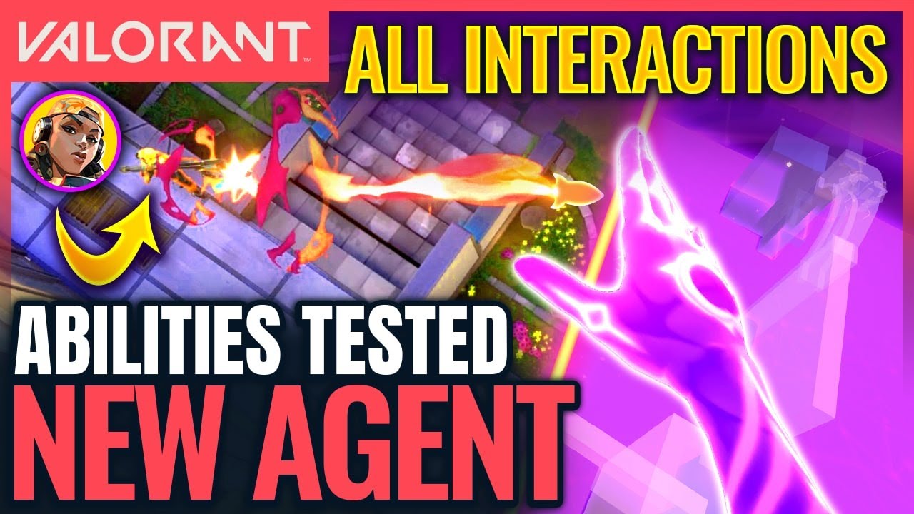 VALORANT | New ASTRA Gameplay - All Agent & Ability Interactions (New ...