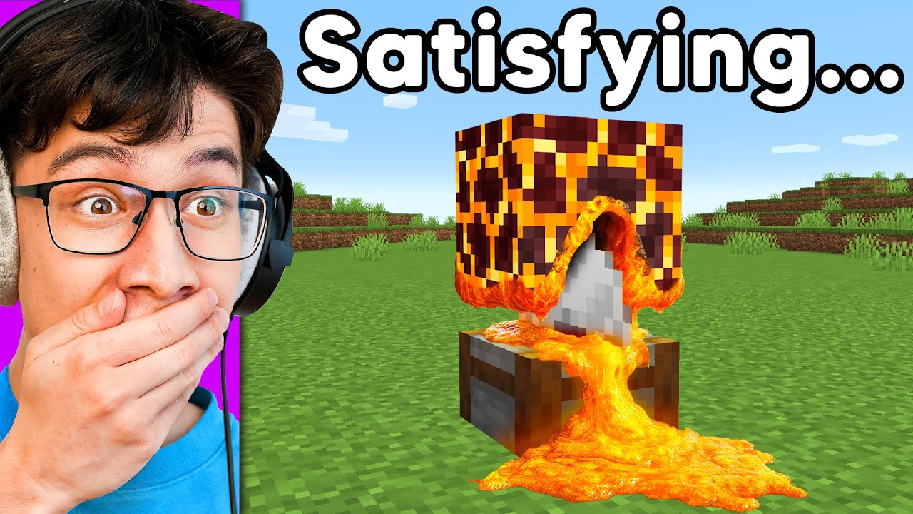 This Minecraft Video Will Satisfy You Forever... - YouTube