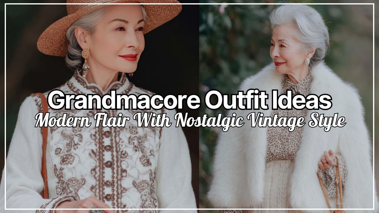 Grandmacore Outfit Ideas For Every Occasion Blending Modern Flair With ...