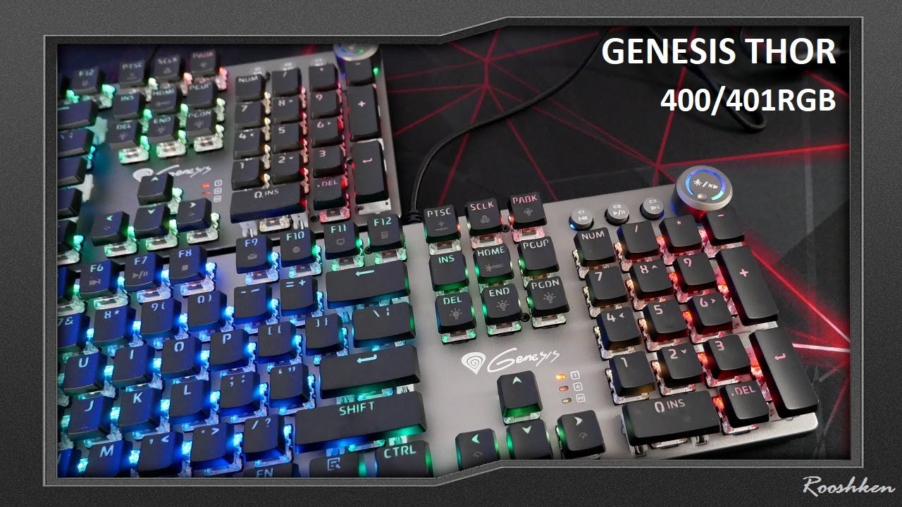 Genesis Thor 400 RGB/401 RGB - Nowe klawiatury mechaniczne w ...