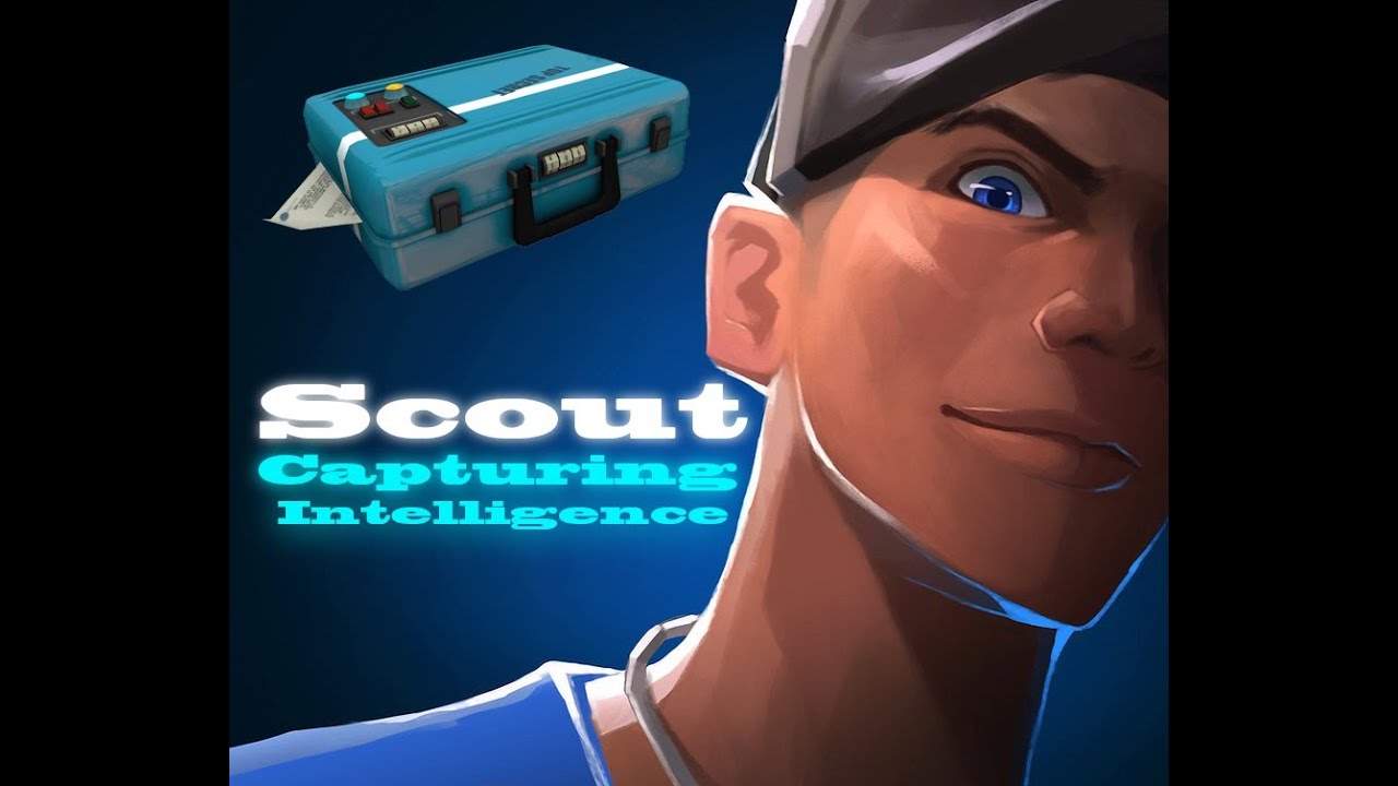 Tf2 Scout capturing Intelligence - YouTube