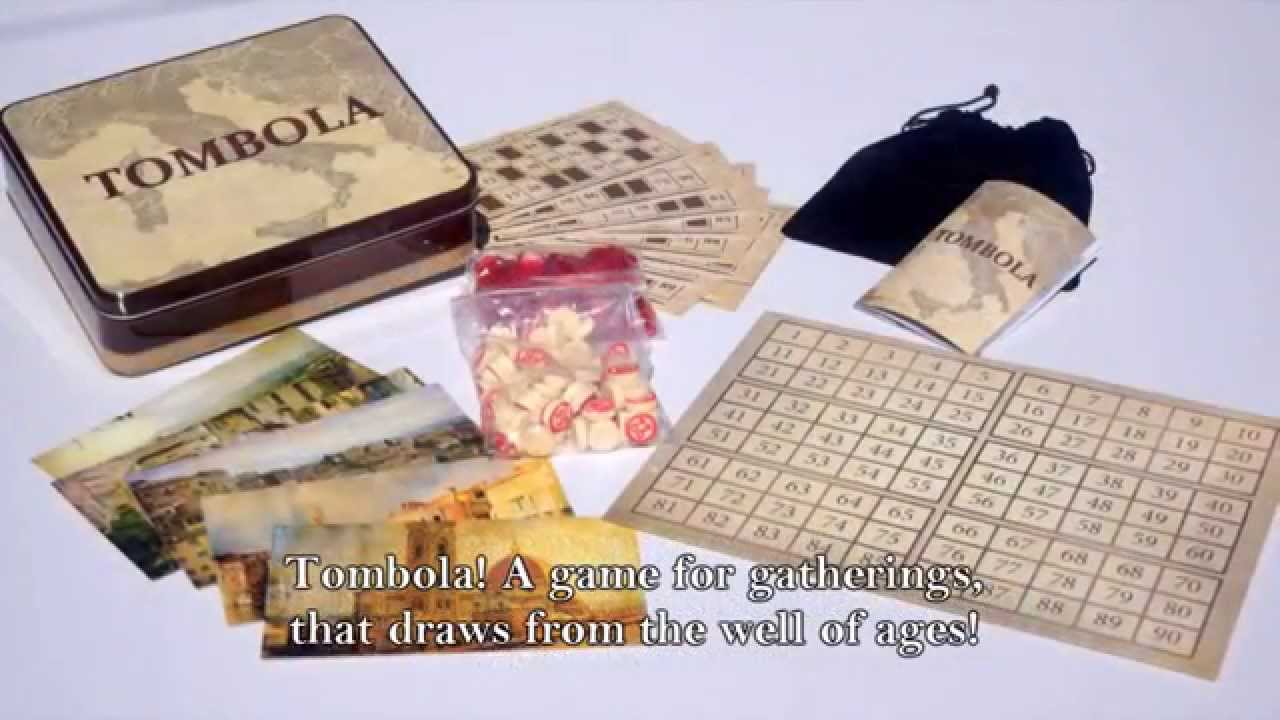 NEW! Tombola Game in a Tin Box - YouTube