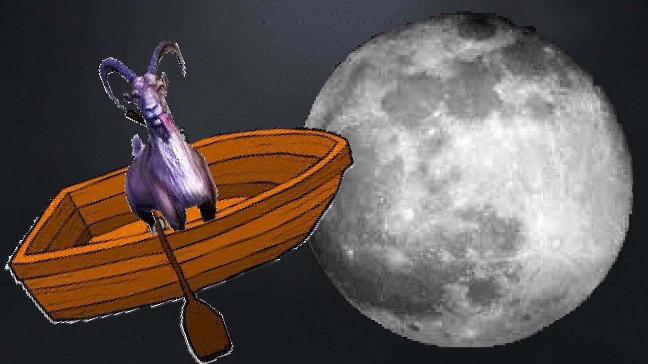 How To Get To The Moon| Goat Simulator Payday - YouTube