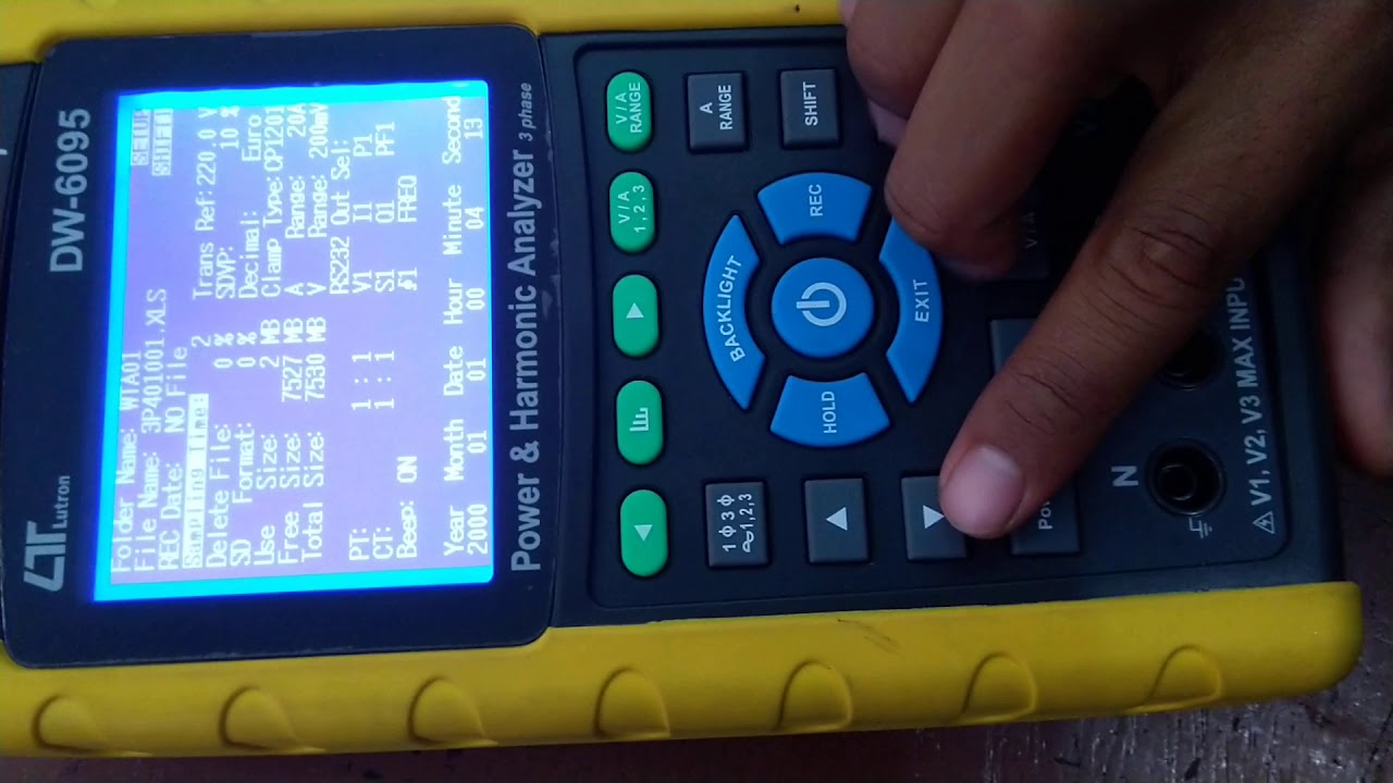 Cara penggunaan Power & Harmonic Analyzer - YouTube