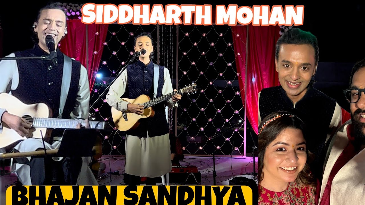@SiddharthMohanOfficial live performance | a great evening | watch till ...