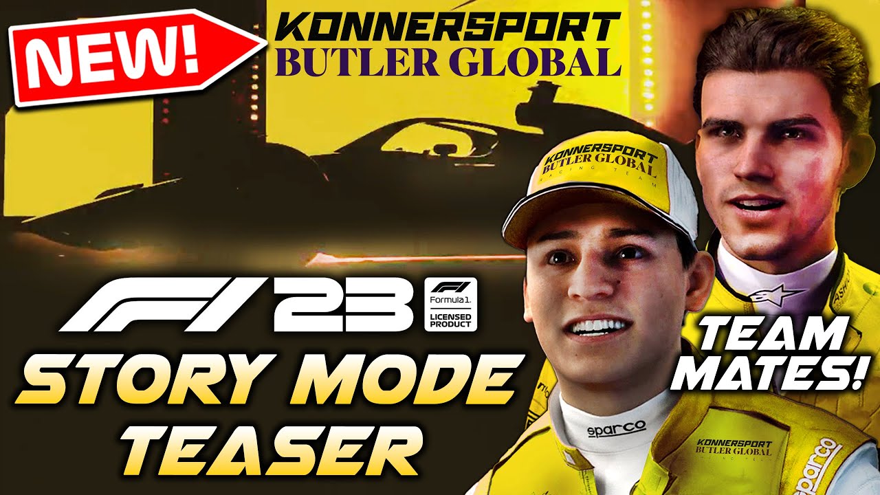 NEW F1 23 Game STORY MODE TEASE! Devon Butler RETURNS with HIS OWN F1 ...