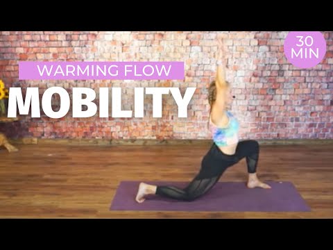 30 Min Full Body Stretch and Mobility - Warming Mobility Flow - YouTube