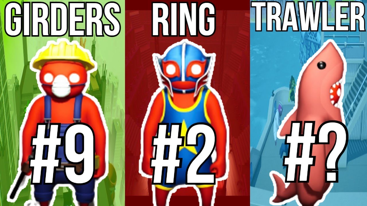 ALL GANG BEASTS MAPS RANKED (2022 Edition) - YouTube