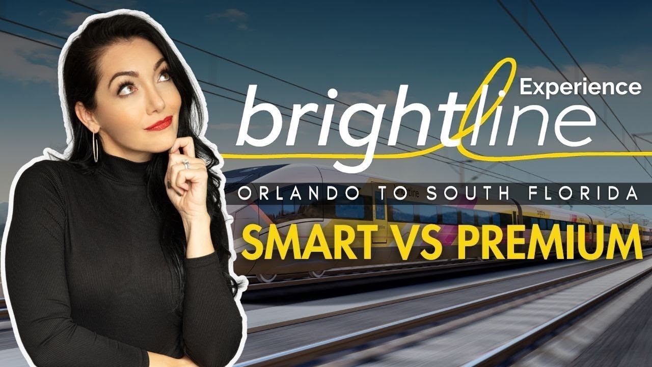 Riding The BRIGHTLINE Train From Orlando To South Florida! Smart vs ...
