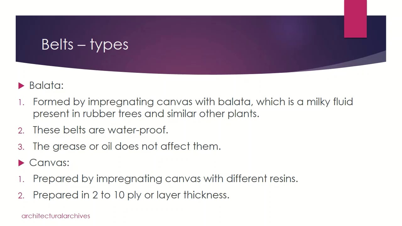 Architectural Archives - Belts as Building Material - YouTube