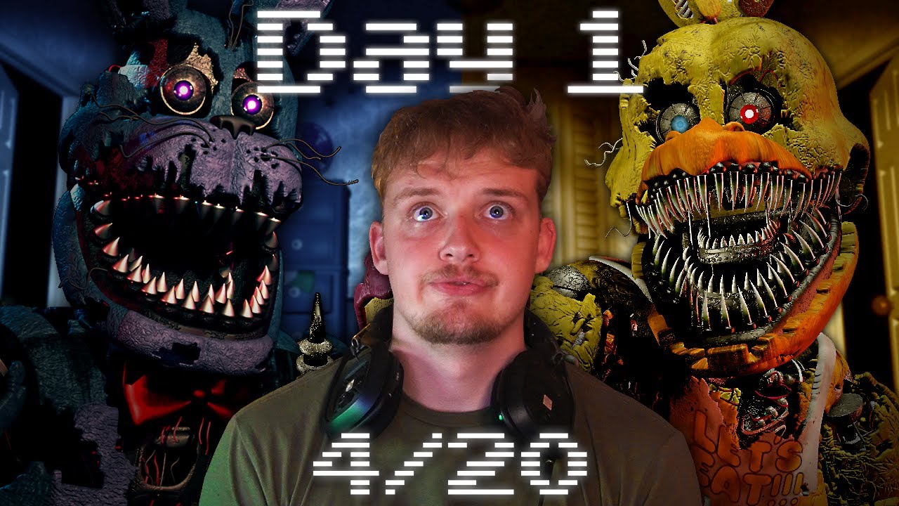 Streaming until I beat 4/20 Mode in FNAF 4.. Day 1 - YouTube