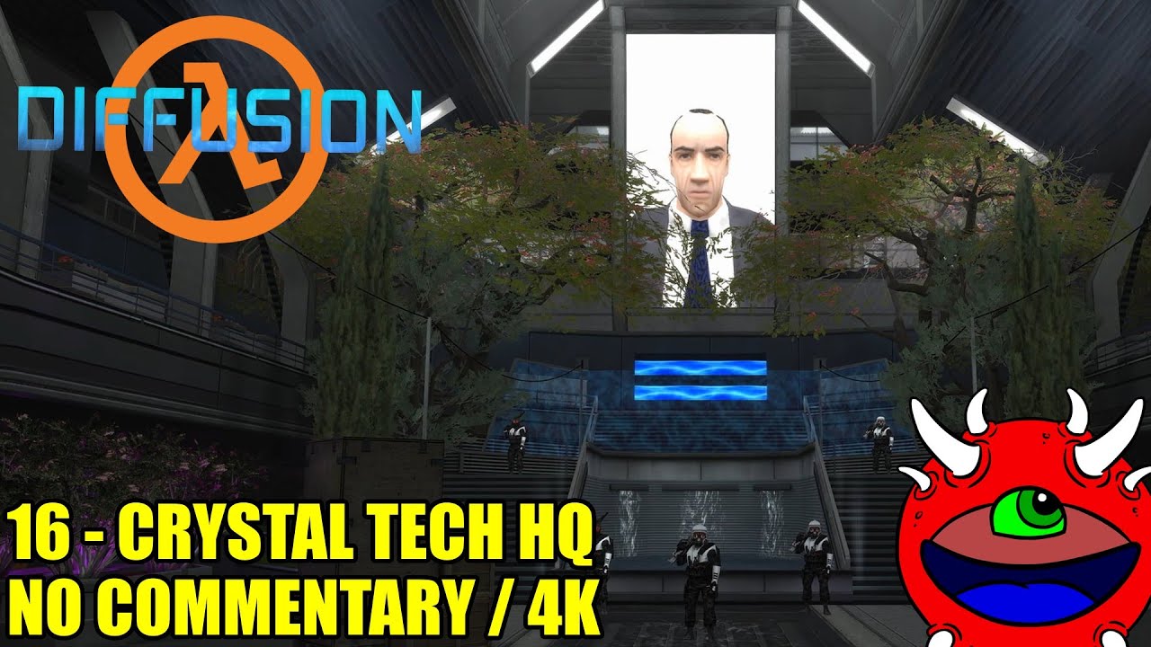 Half-Life Diffusion Gameplay - 16 Crystal Tech HQ - No Commentary - YouTube