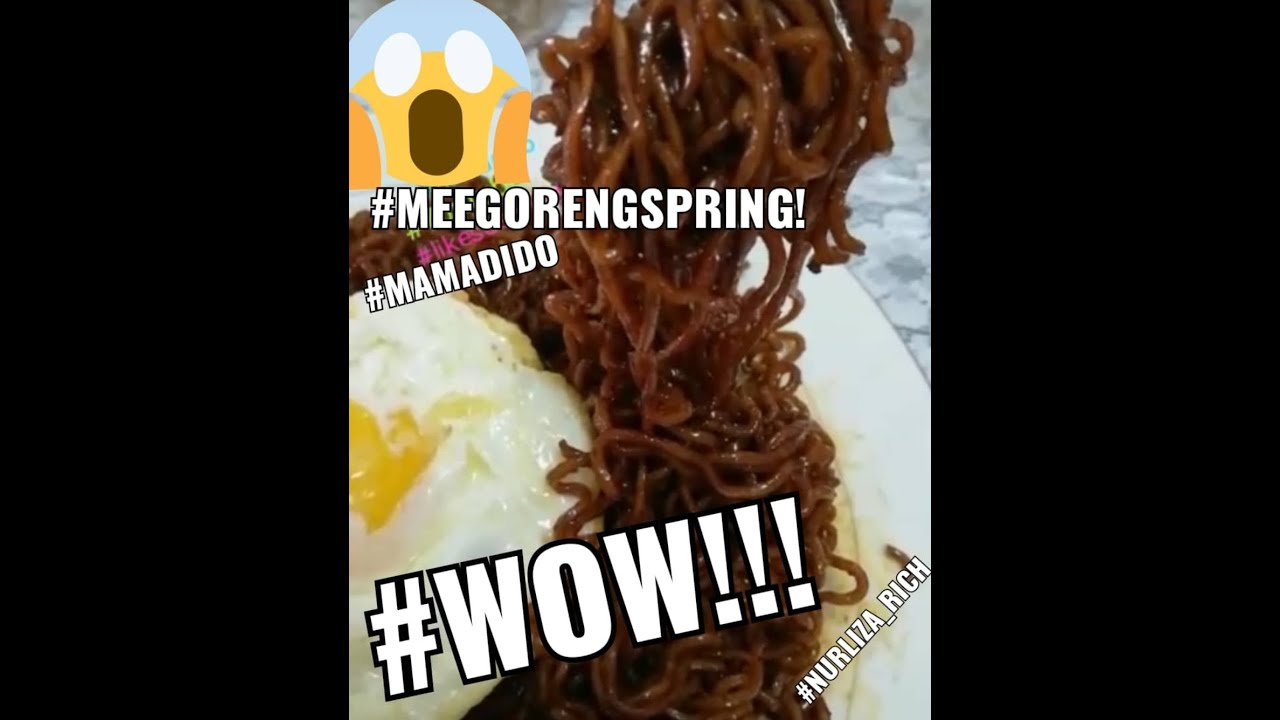 MEE GORENG SPRING TELUR MATASAPI MEMBARAH!!! @ - YouTube