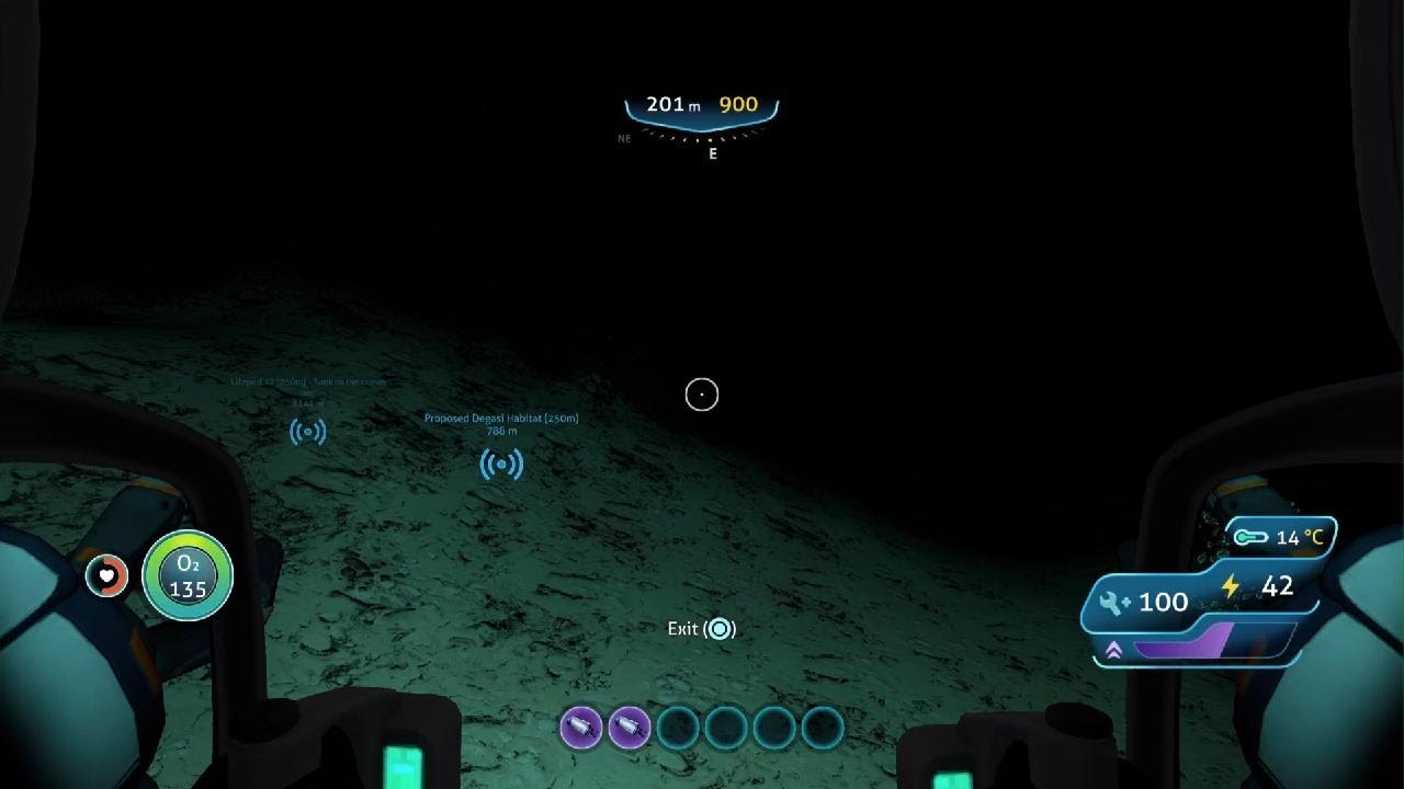 Subnautica - Searching a wreck in the Sparse Reef - YouTube