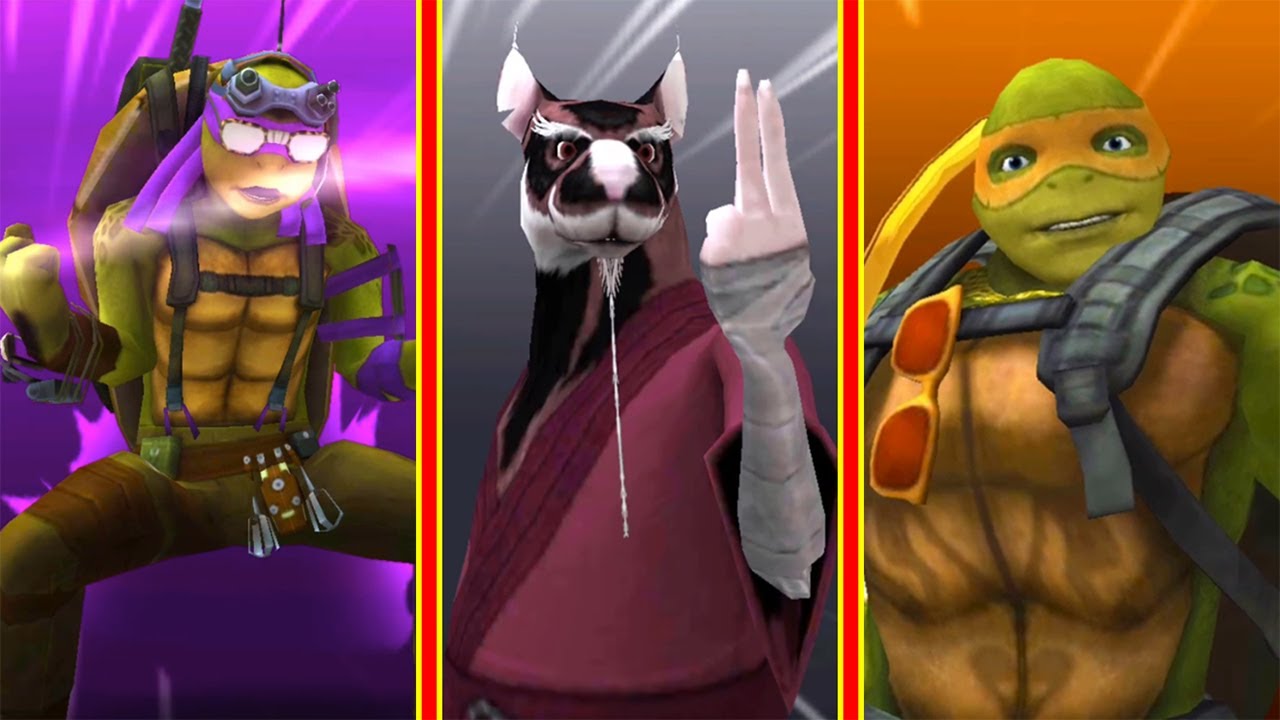 TMNT Legends Splinter, Mikey Movie, Donnie Movie - YouTube