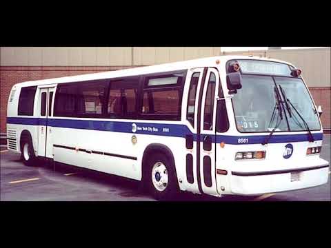 NYC MTA OLD BUSES RARE - YouTube