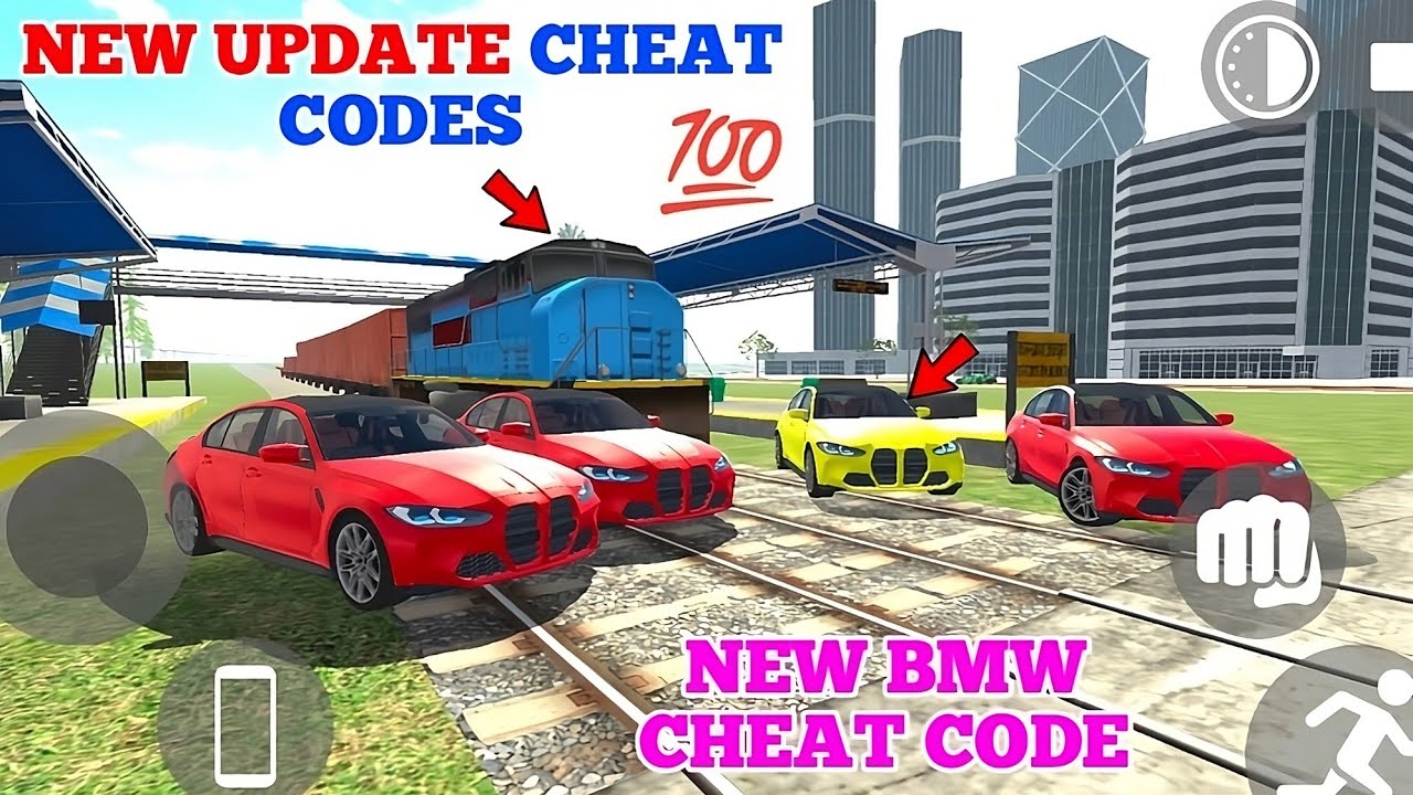 Indian Bike Driving 3D New Update 🤯🔥New Train+BMW M3 Cheat Code |All New Cheat Codes| Harsh in ...