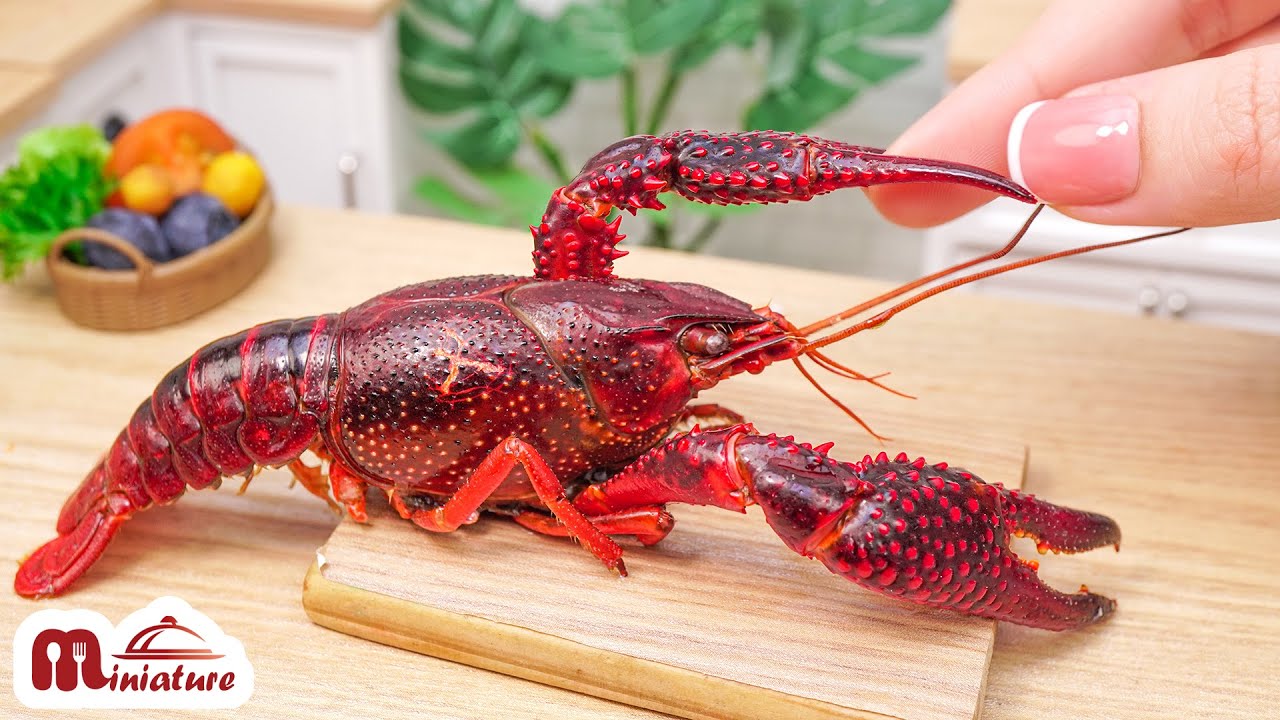 Catch and Cook Miniature Lobster with Lemon Butter Sauce | ASMR ...