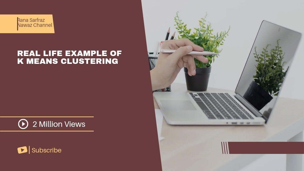 Real Life Example of K Means Clustering - YouTube