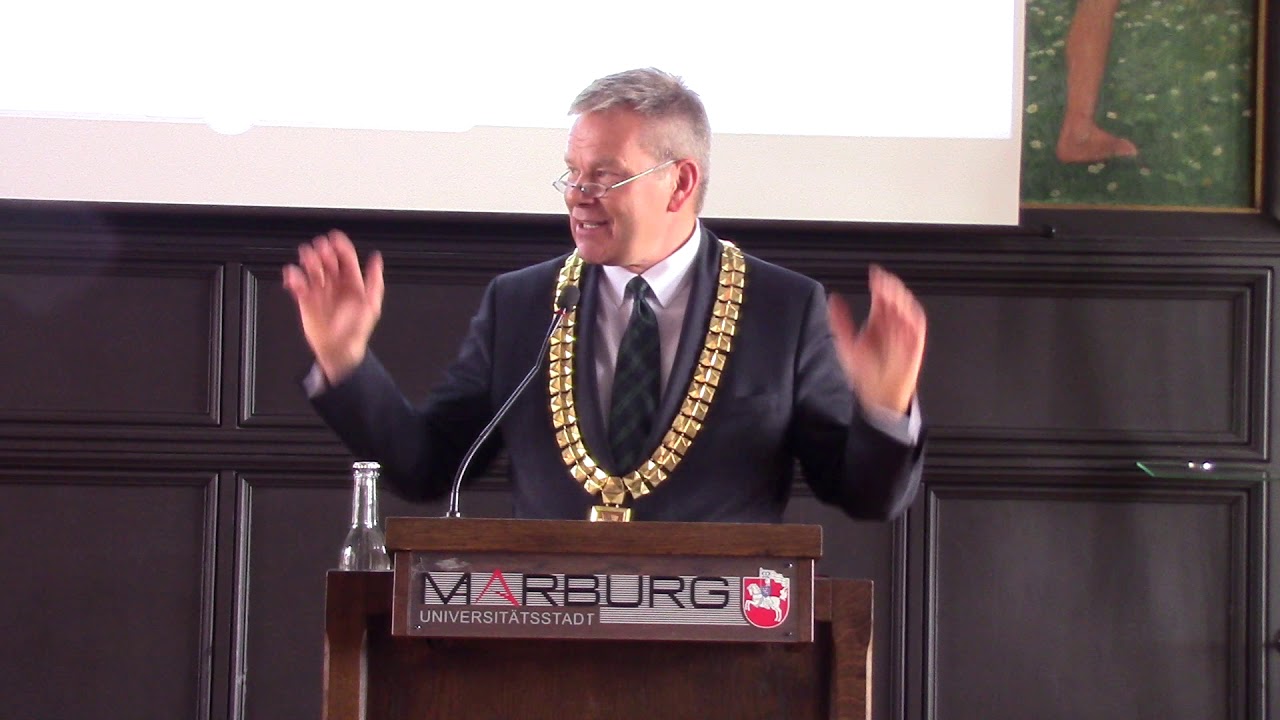 Marburger Leuchtfeuer 2019: Begrüssung der Stadt OB Dr. Thomas Spies ...