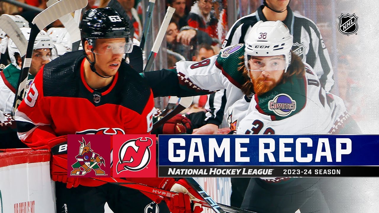 Coyotes @ Devils 10/13 | NHL Highlights 2023 - YouTube