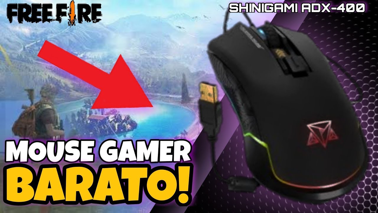 MELHOR MOUSE GAMER BOM E BARATO PARA JOGAR FREE FIRE - ADAMANTIUN ...