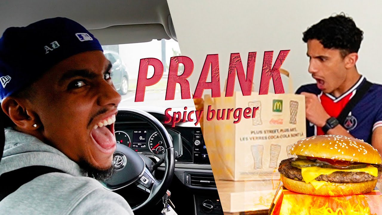 PRANK : ON PIMENTE SON BURGER 🌶🔥 - YouTube