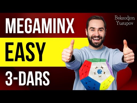 Megaminx 3-dars. Kubik Rubik darslari. Qanday qilib megaminxni terish mumkin?