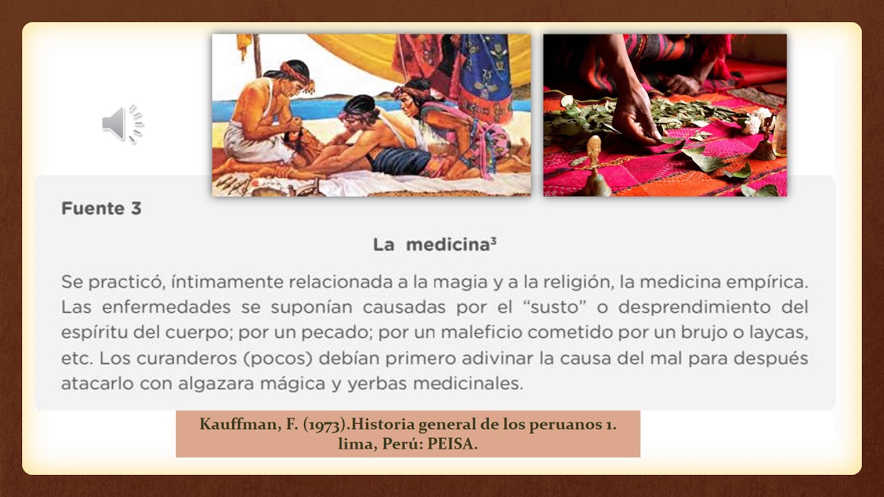 SEMANA 29 SALUD Y ENFERMEDAD EN TIEMPO DE LOS INCAS - YouTube