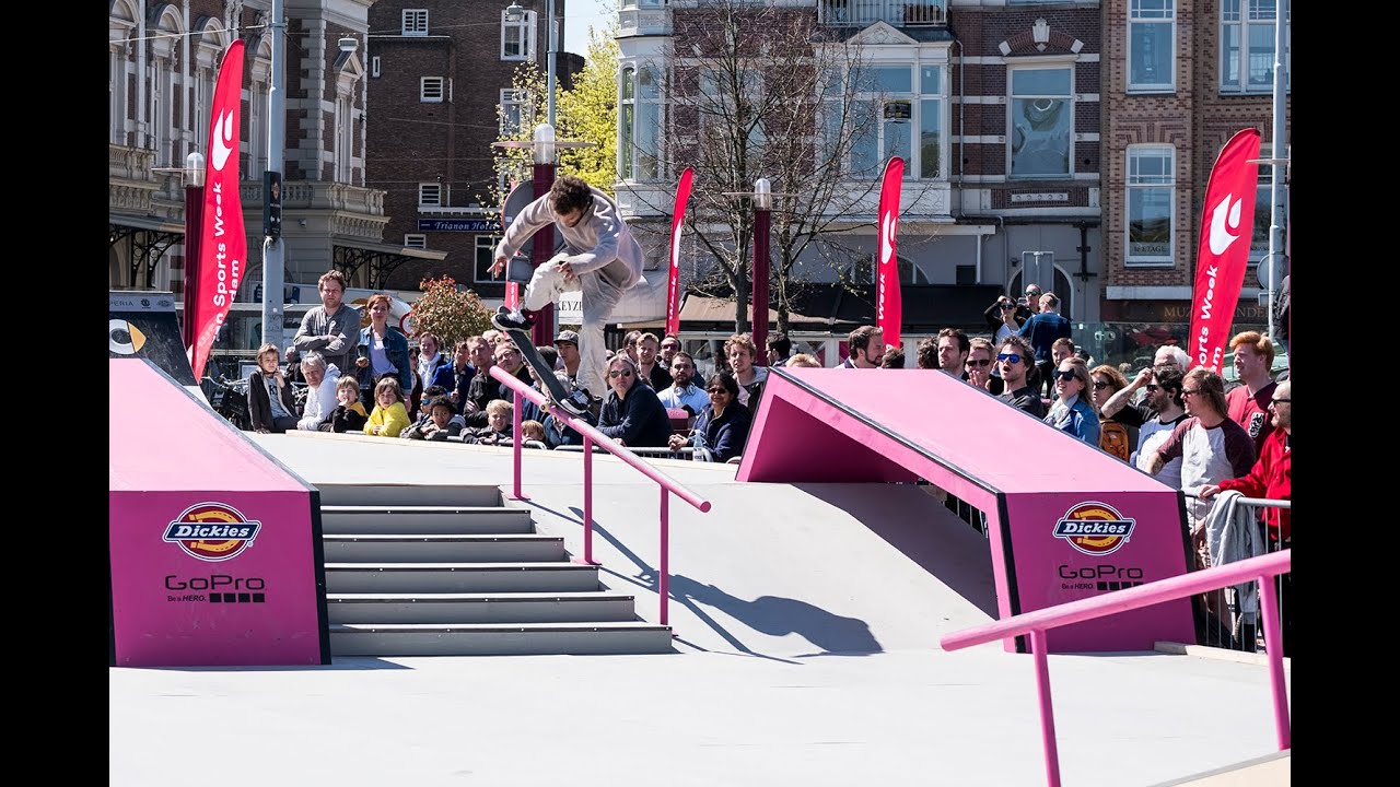 Amsterdam Open Skateboard Contest Finals 2016 (Rob Maatman, Nassim ...