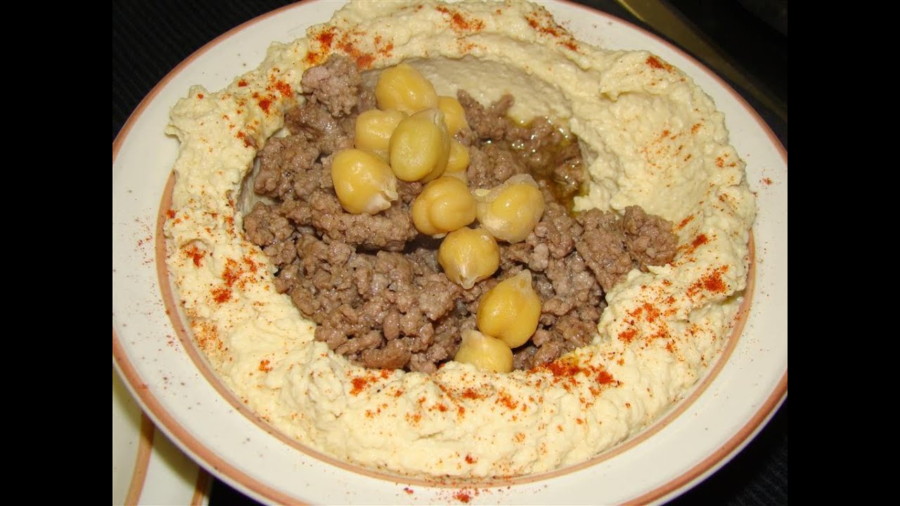 Hummus with meat recipe . - YouTube