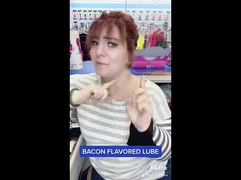 Bacon flavored lubricant - YouTube