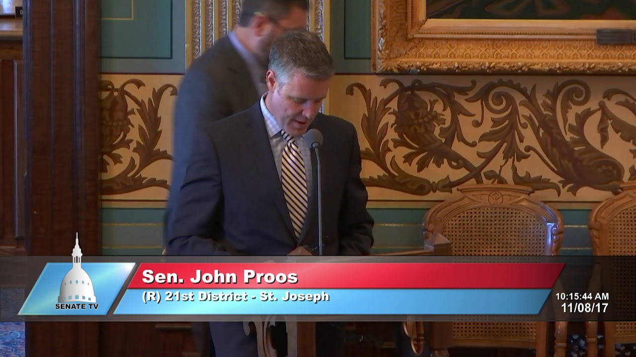Sen. Proos speaks in support of STEM resolution - YouTube
