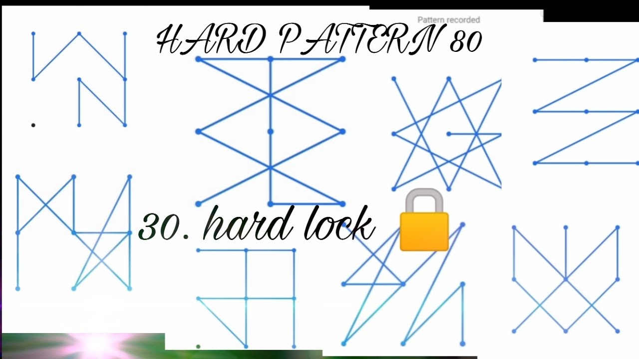 10 HARD PATTERN LOCk AA, 🔒 RD,,LM, NAME PATTERN LOCK | (SCREEN.LOCK ...
