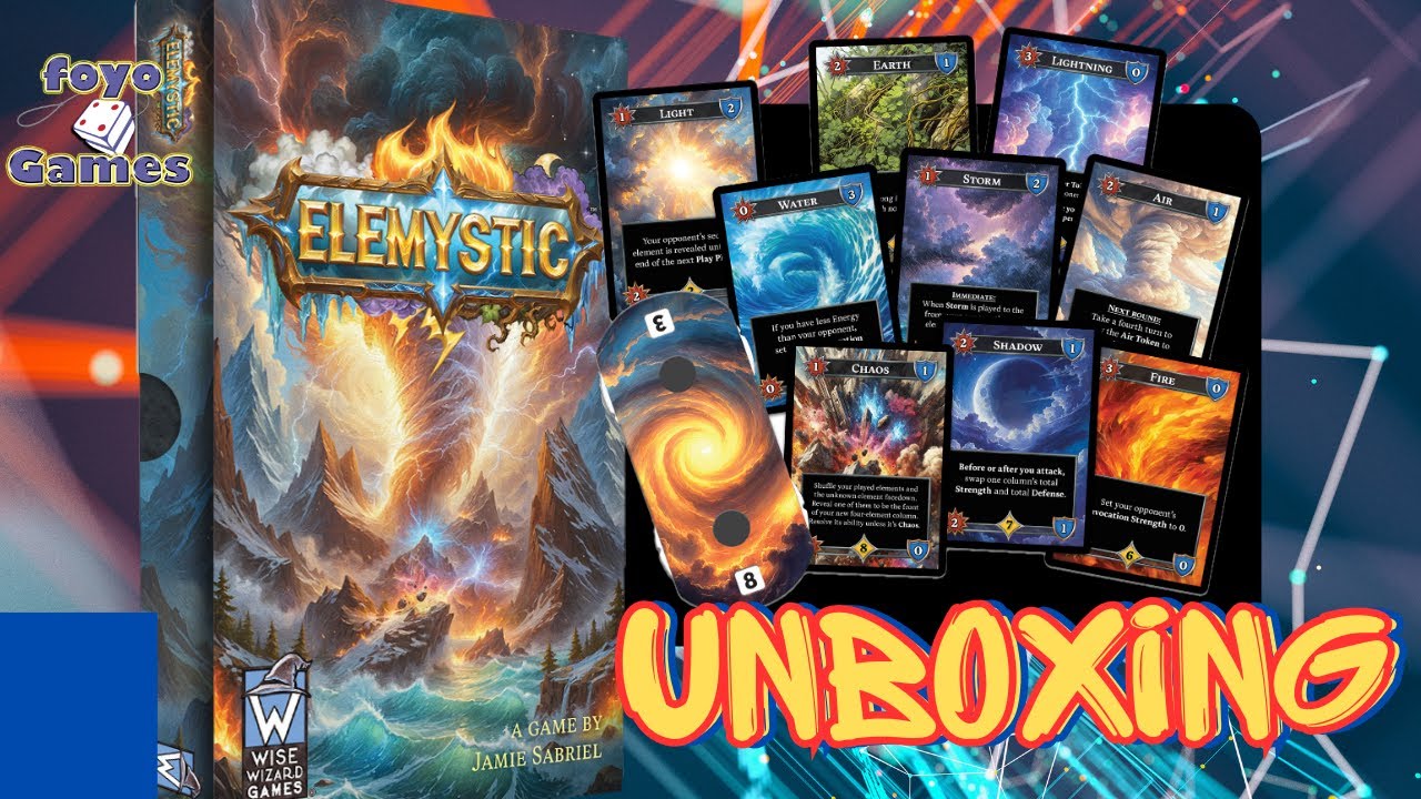 Elemystic - UnBoxing | Wise Wizard Games | Dueler - YouTube
