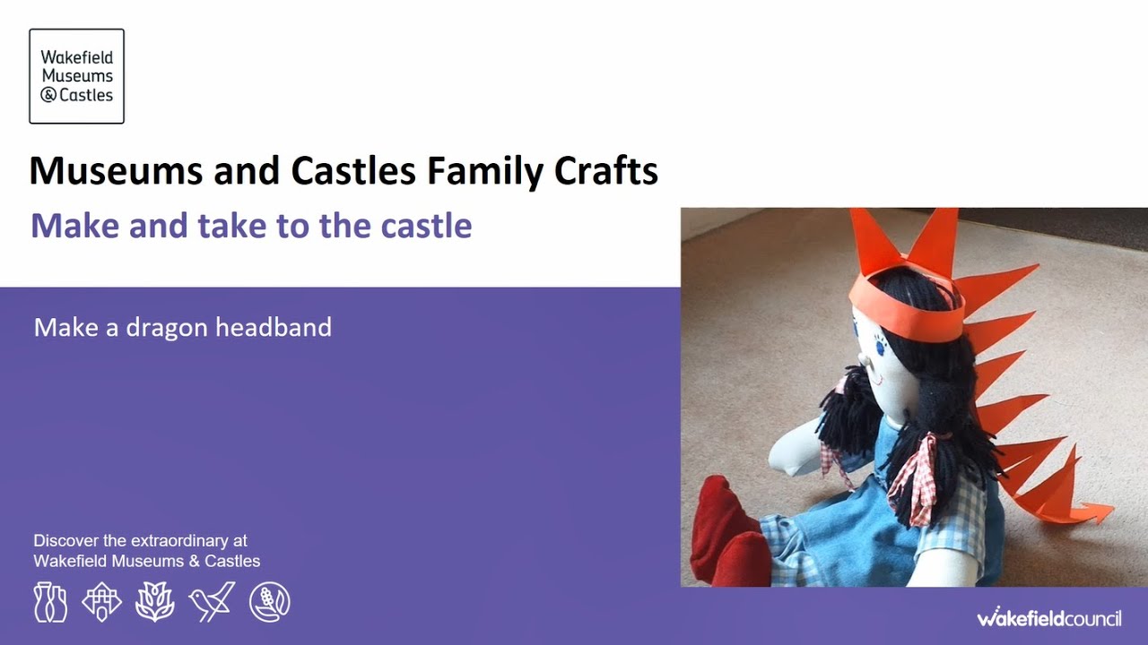 Dragon Headband Craft - YouTube