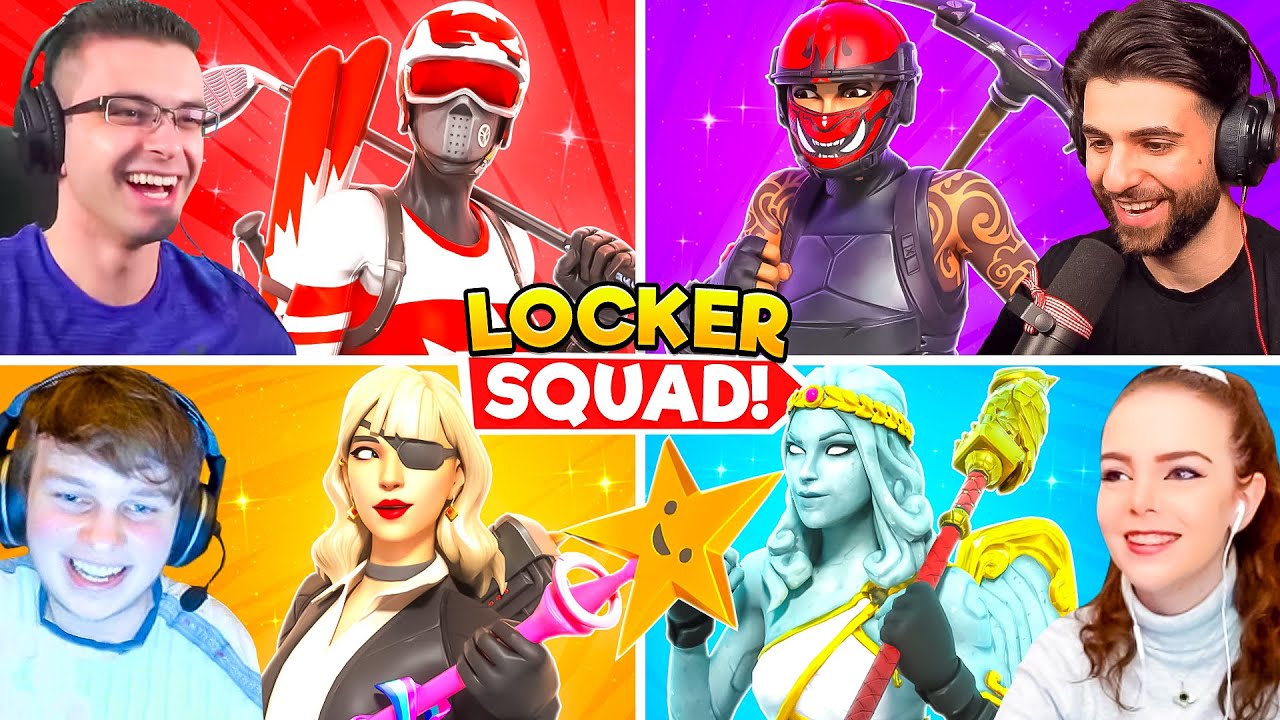 The Fortnite LOCKER BUNDLE SQUAD! - YouTube