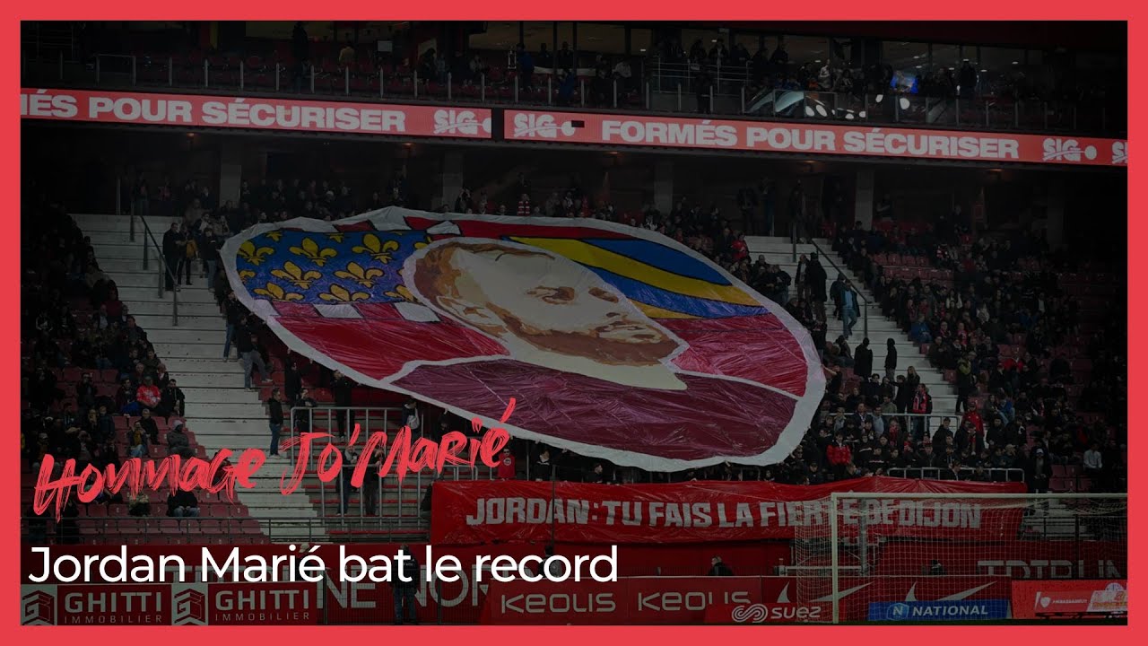 Jordan Marié entre dans la légende du DFCO - YouTube