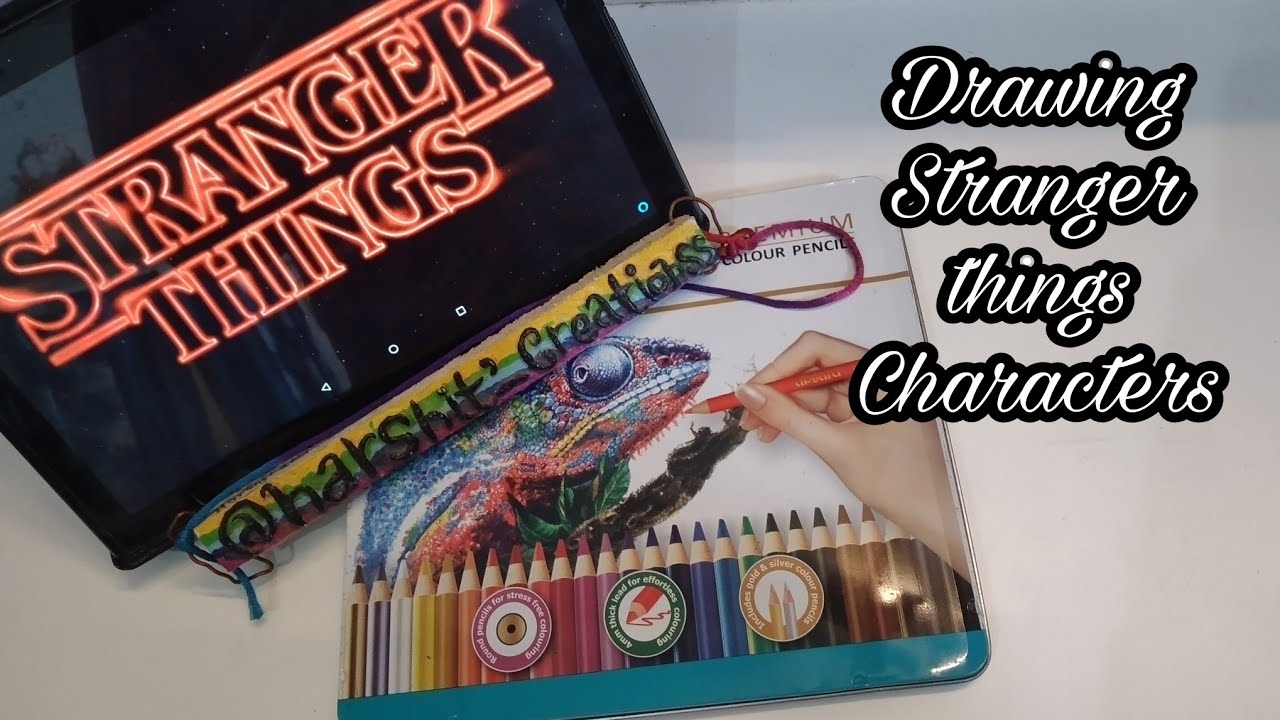 Drawing Stranger Things Characters 😍ART By. #harshitcreationss - YouTube