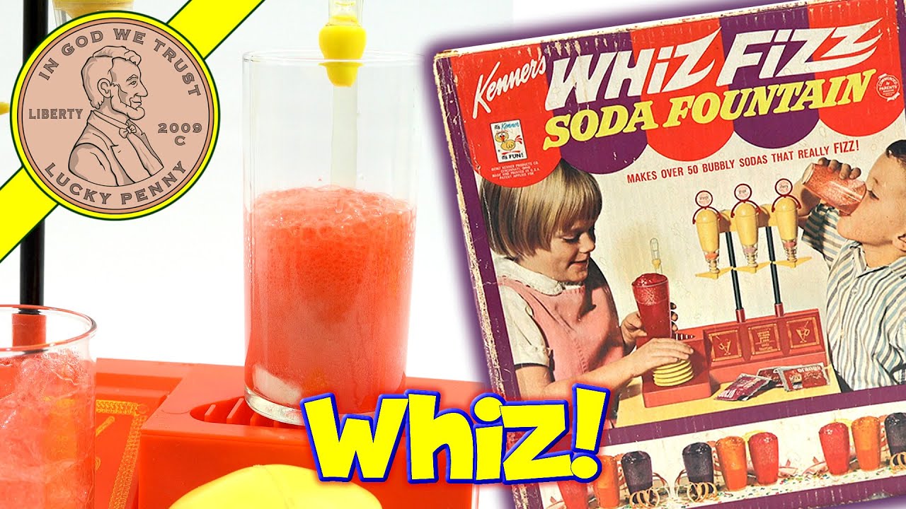 Kenner's Whiz Fizz Soda Fountain, I'm A Soda Jerk! - YouTube