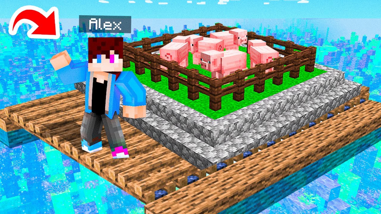 Ik Maak Een BOERDERIJ Op Mijn RAFT! (Minecraft) - YouTube