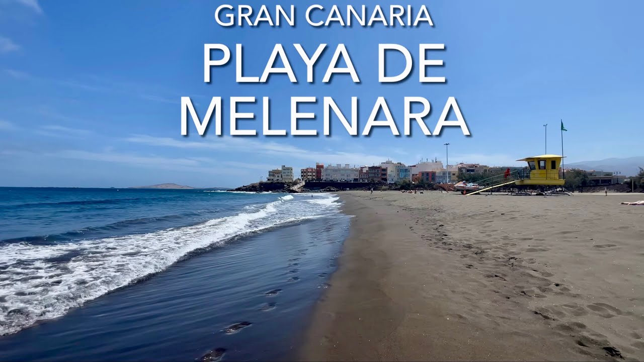 Playa de Melenara, Gran Canaria (4K) - YouTube