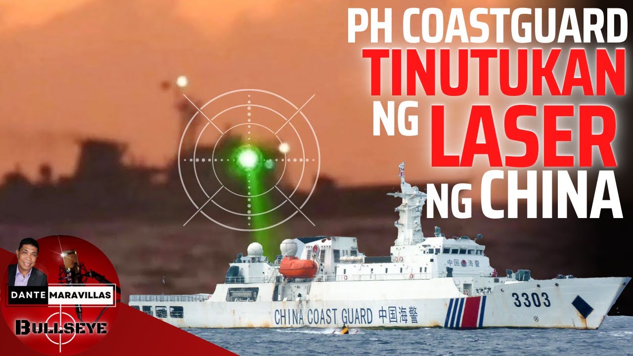Pagtutok ng Military-Grade LASER ng Chinese Vessel sa PH Coastguard ...